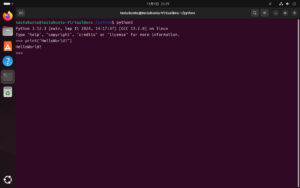 UbuntuでコマンドラインでPythonを使ってHelloWorldを表示する | デジタル生活